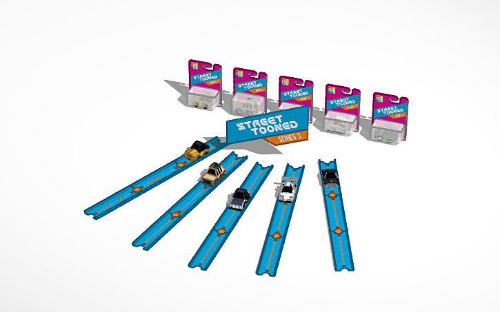 3D design STREET TOONED Series 3 - Tinkercad