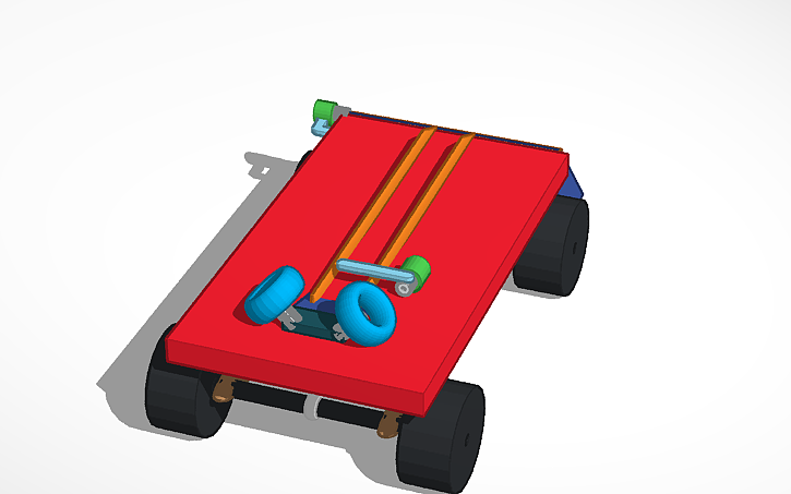 3D design chasis - Tinkercad