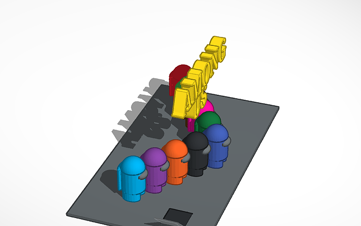 3D design Among us | Tinkercad