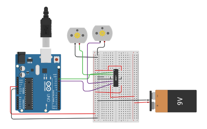 Circuit design DC_Motor_Sumeet_Prashar - Tinkercad