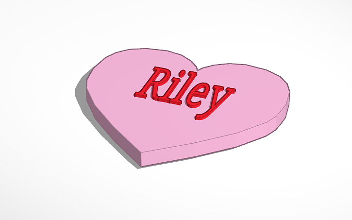 3D design Riley's keychain | Tinkercad