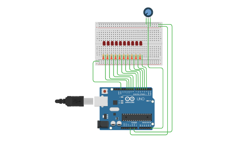 Circuit design Microcontroller Week 3 - 3 | Tinkercad