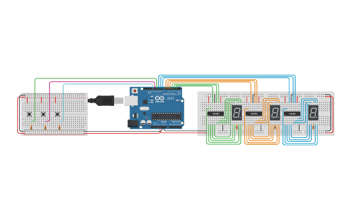 Circuit design Circuitos Complejos II - Tinkercad
