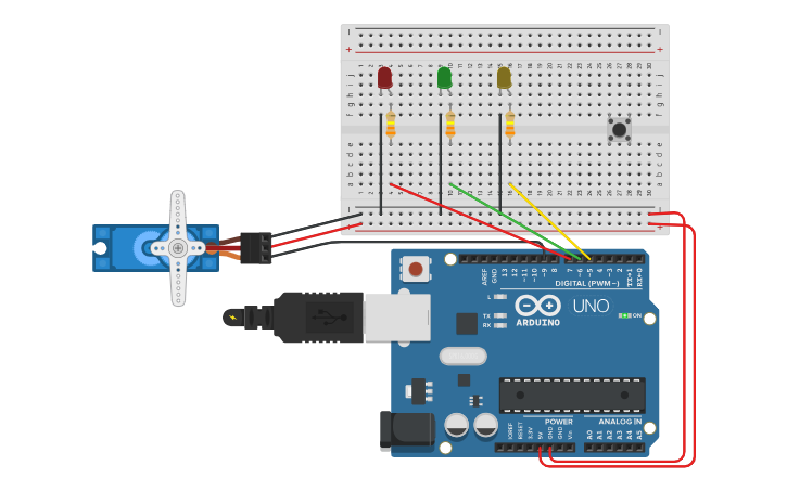 Circuit design ASCII Com - Tinkercad