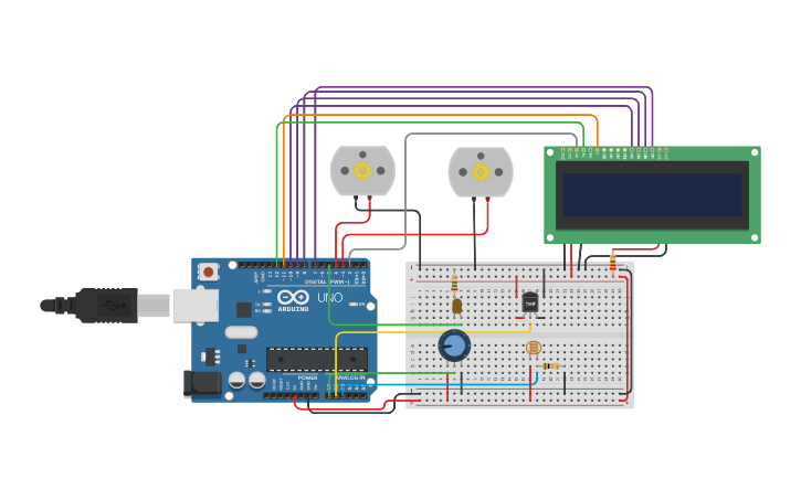 Circuit design Proyecto | Tinkercad
