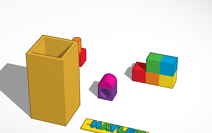 3D design Hayley's Shapes | Tinkercad