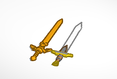 3D design Sword of Jason Grace and Sword of Percy Jackson | Tinkercad