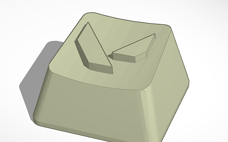 3D design Keycap - Tinkercad