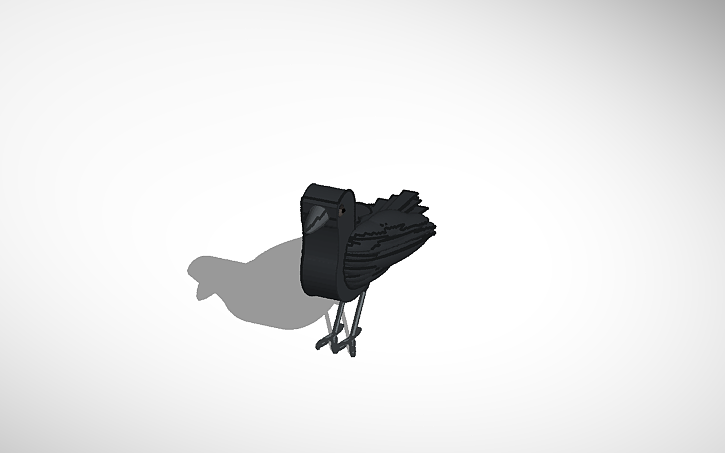 3D design Crow - Tinkercad
