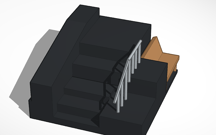 3D design Tech Deck Skate Park - Tinkercad