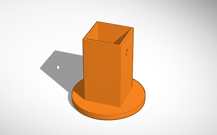 3D design Trailer Hitch Cover - Tinkercad