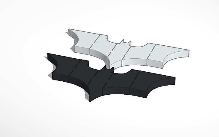 3D design Bats - Tinkercad