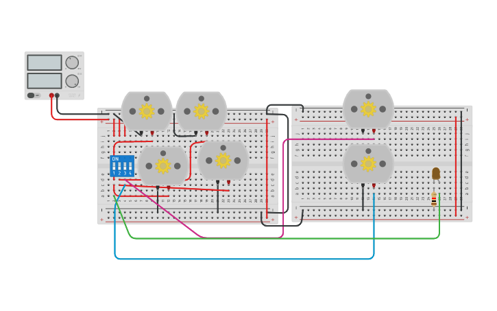 Circuit design PREGUNTA 2 PC | Tinkercad