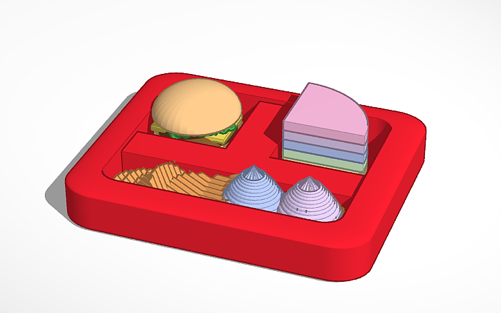 3D design Bento Box - Tinkercad