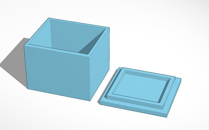 3D design small box - Tinkercad