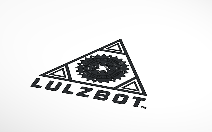 3D design LulzBot Logo - Tinkercad