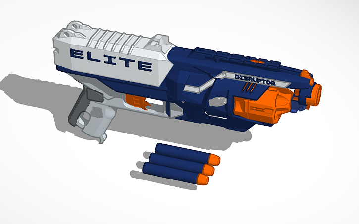 3D design Nerf Disruptor - Tinkercad