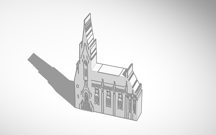 3D design Cologne church - Tinkercad