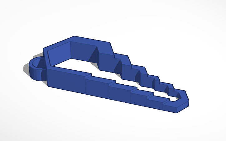 3D design Copy of Saw Shaped Wrench 이재헌 | Tinkercad
