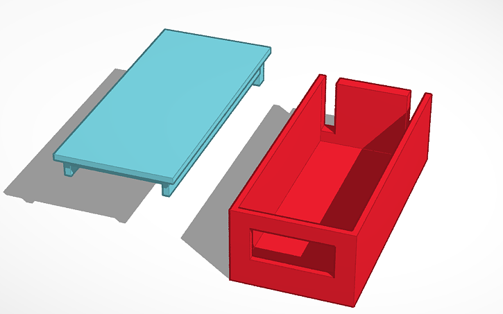 3D design buck case - Tinkercad