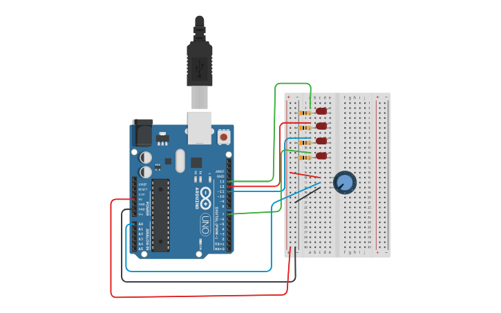Circuit design L6 Arduino - Alfonso Buenviaje | Tinkercad