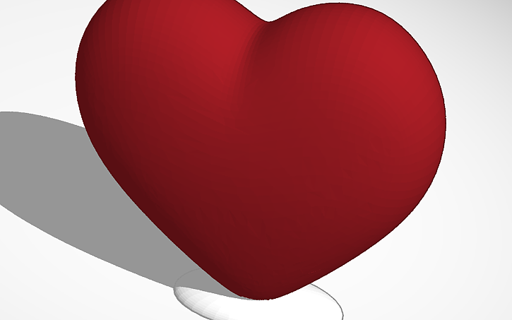 3D design Heart - Tinkercad