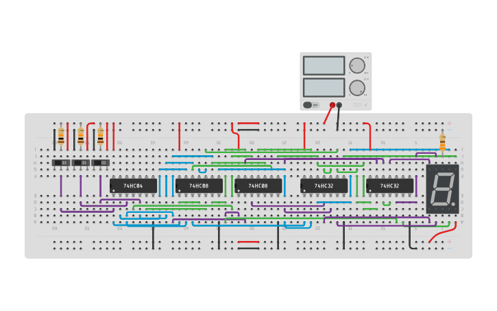 Circuit design AST 122 - PATIGDAS - BIT 1-B - CIRCUIT NO. 5 (USING SLIDESWITCH) - Tinkercad