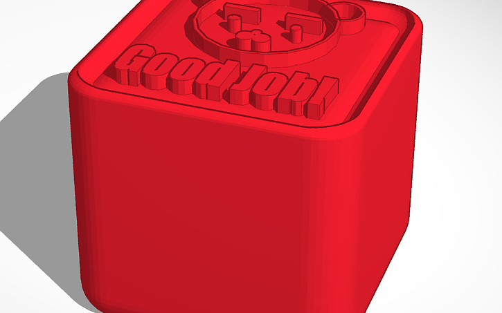 3D design stamp - Tinkercad