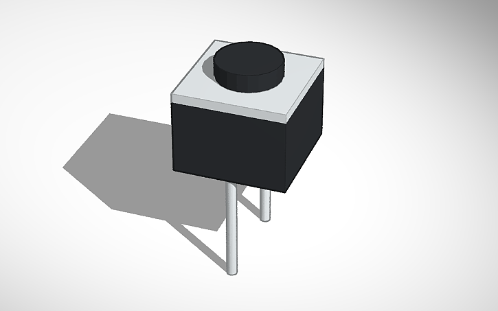3D design Tactile Button Switch - Tinkercad