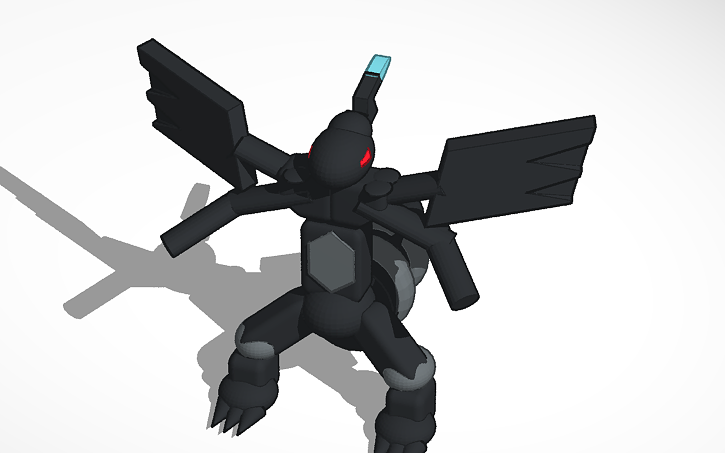 3D design zekrom - Tinkercad