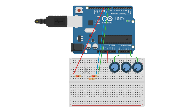 Circuit design Colour dial | Tinkercad