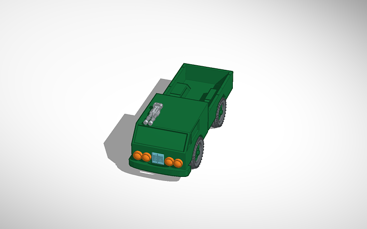 3D design army truck | Tinkercad