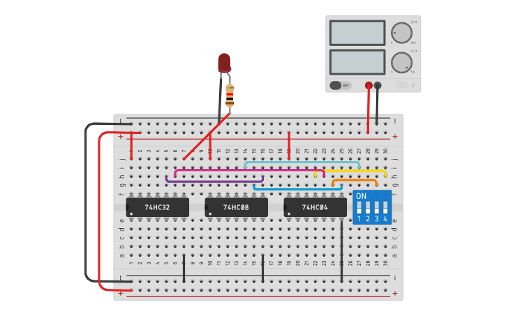 Circuit design EXAMEN PRACTICO | Tinkercad