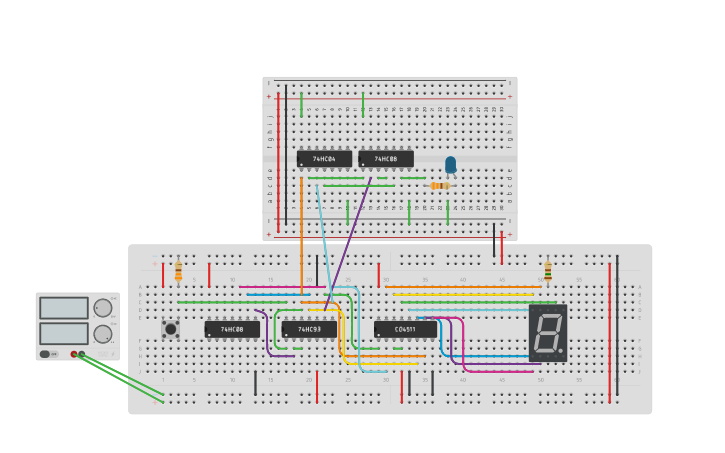 Circuit design Ejercicio 3 Componente práctico | Tinkercad