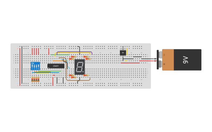 Circuit design Circuito Visualizador de 7 Segmentos Bryan Titoaña ...