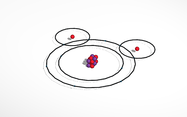 3D design Atomic Model Design 2 | Tinkercad