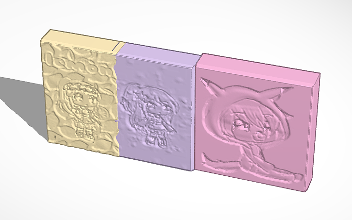 3D design cute gacha life for +Bubble_Lemon - Tinkercad