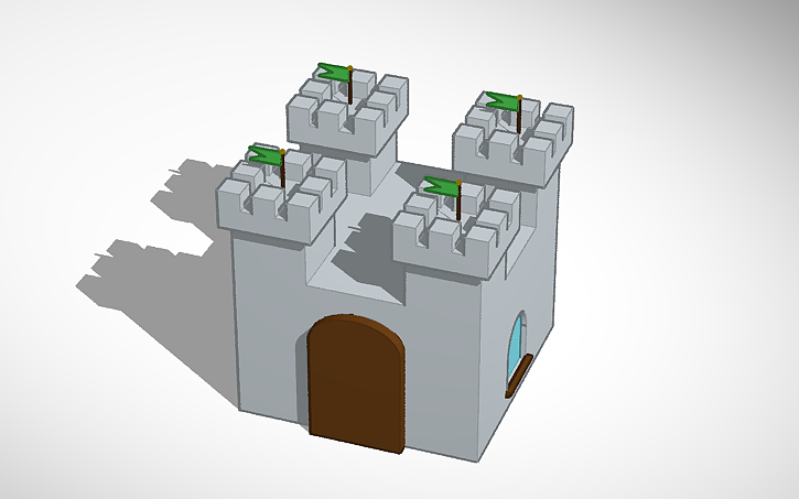 3D design Castle (my first creation) | Tinkercad