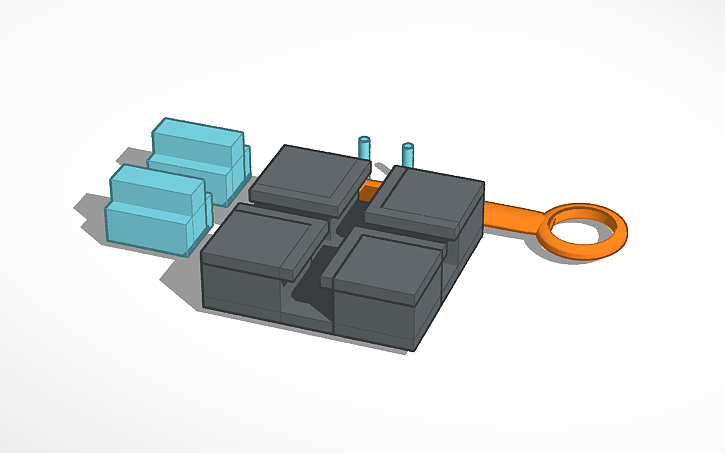 3D design The "Do Nothing Machine" - Tinkercad