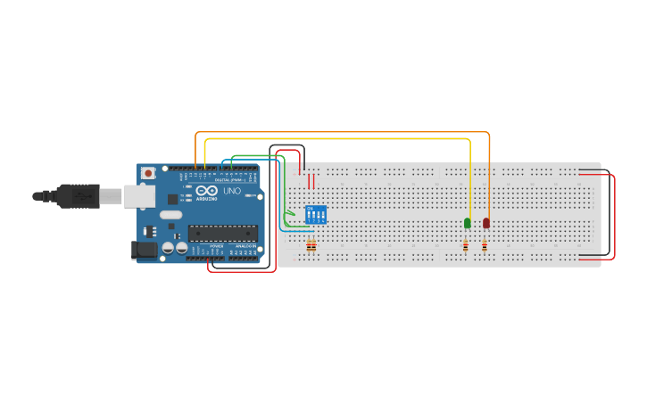 Circuit design Semi-Sumador - Arduino - Tinkercad