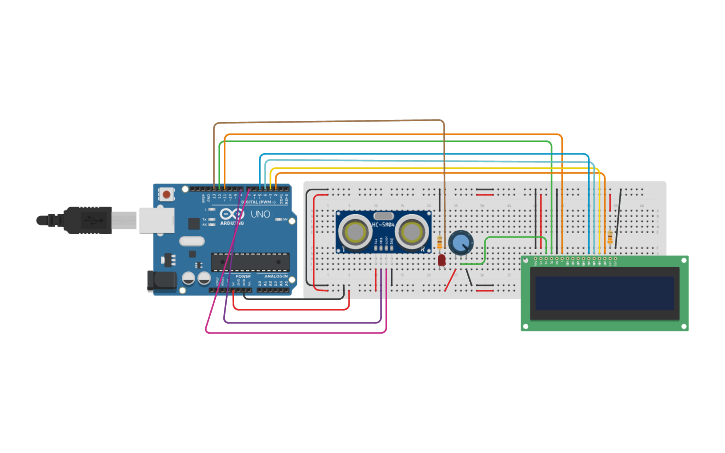 Circuit Design Detector Aforo Tinkercad