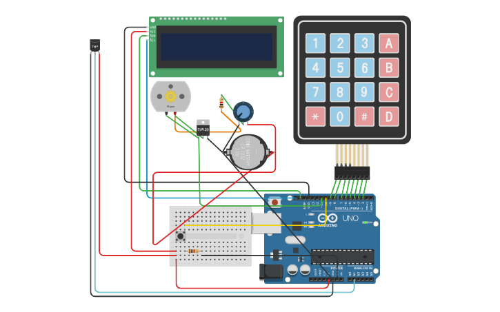 Circuit design Bodacious Allis - Tinkercad