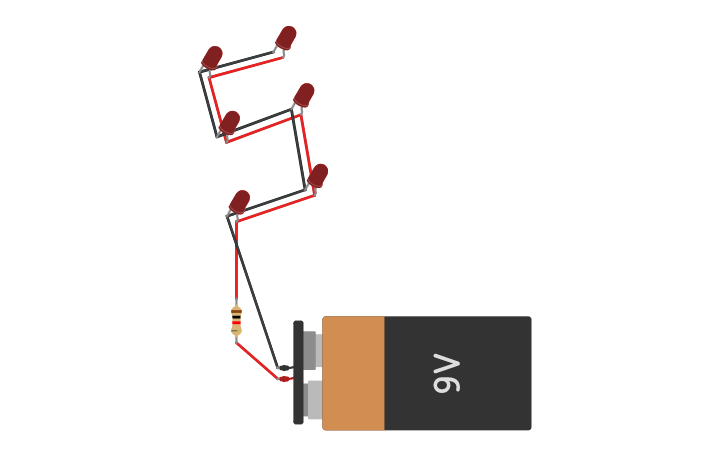 Circuit Design 6 Led In Parallel Tinkercad