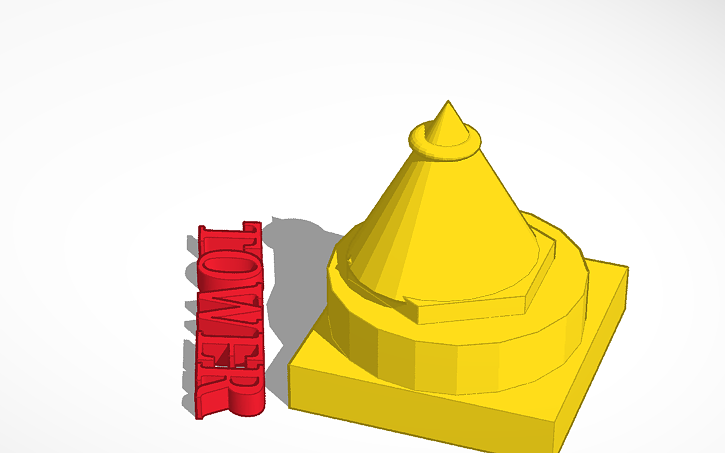 3D design tower | Tinkercad