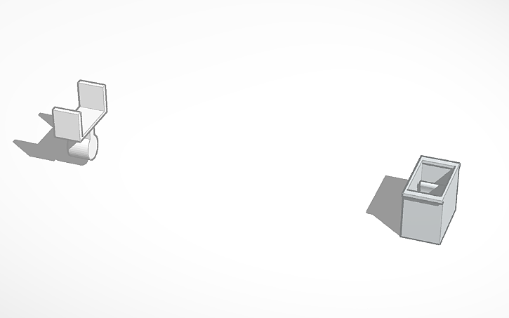 3D design cerrojo gaveta ford Ka - Tinkercad