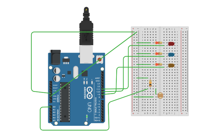 Circuit design Practica 3.2 Lola - Tinkercad
