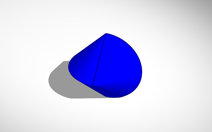 3D design Oloid Sphericon - Tinkercad