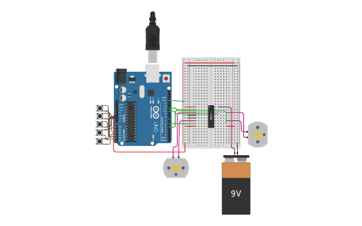 Circuit design Toy Truck | Tinkercad