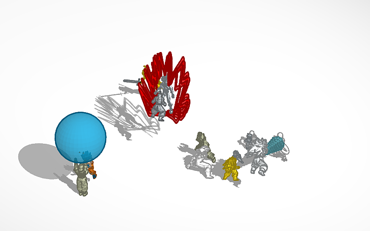 3D design dragon ball - Tinkercad