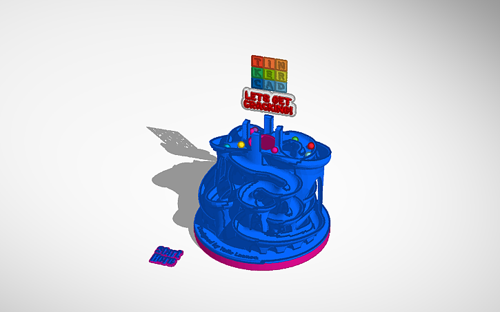 3D design Sim Lab Interactive Marble Run - Tinkercad